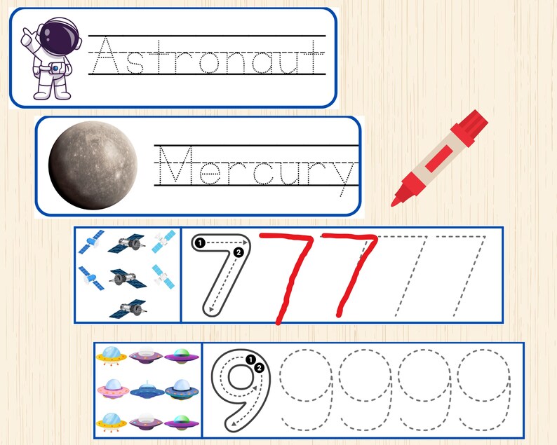Outer Space Bundle,outer Space Unit Study,space Preschool,learning ...
