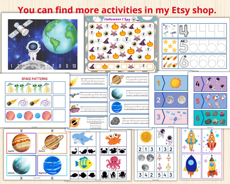 Space Numbers Tracing,outer Space Tracing,handwriting Practice,writing ...