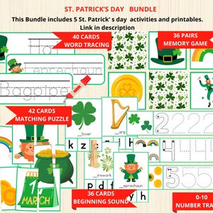 St. Patrick's Number Tracing,st Patricks Tracing Whorksheets,spring ...