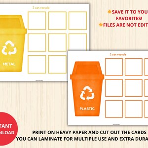 Waste Sorting Activity,garbage Sorting Game,recycling Game,earth Day ...