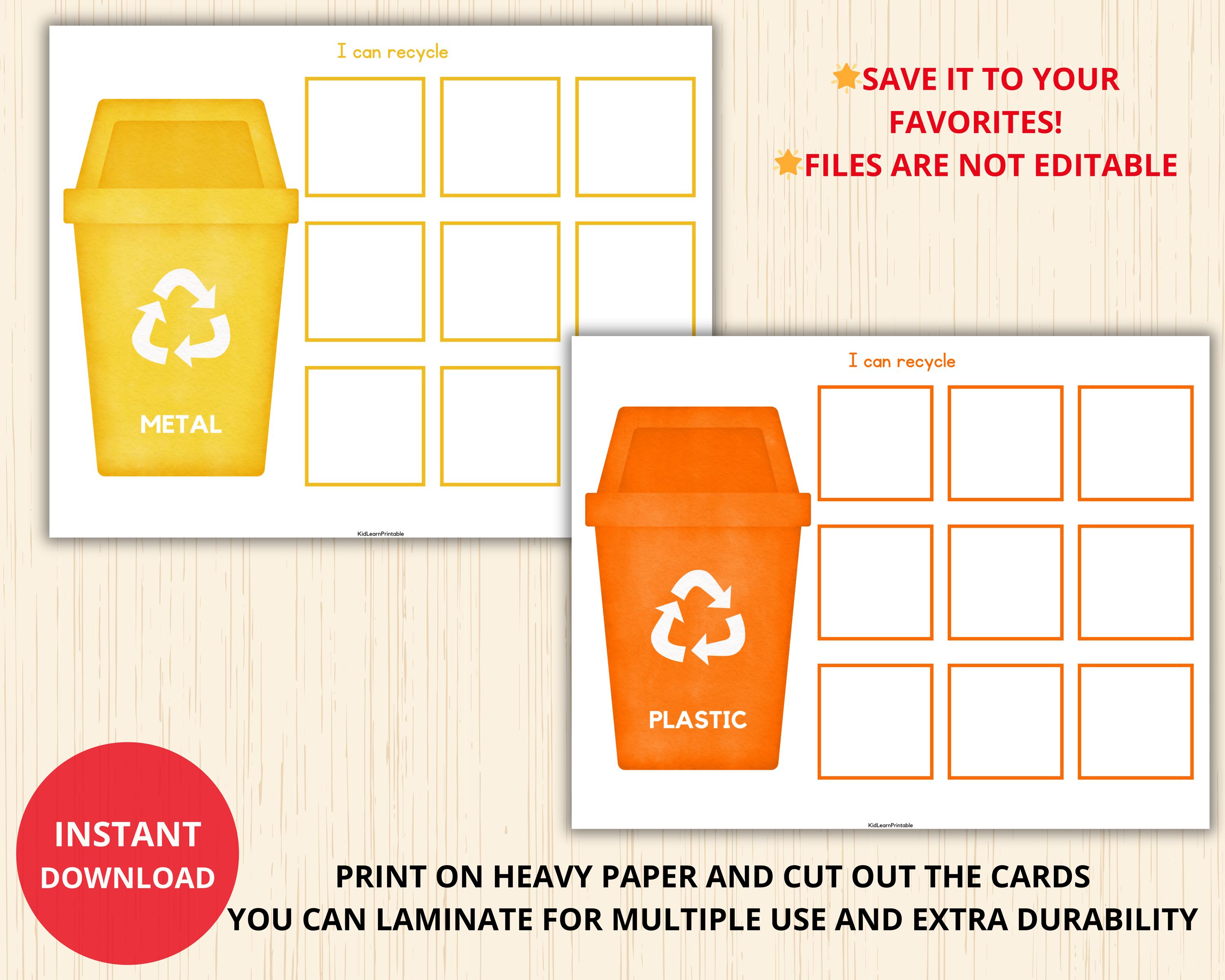 Waste Sorting Activity,garbage Sorting Game,recycling Game,earth Day ...