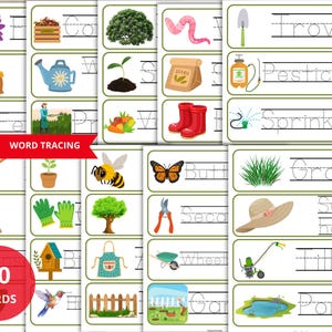 Garden Bundle,garden Unit Study,spring Preschool,homeschool Learning ...