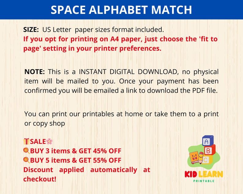 Space Alphabet Matching,alphabet Puzzles,letter Recognition,space ...