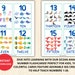 Ocean Number 1-10 Flashcards,sea Animals Number Cards,sea Animals ...