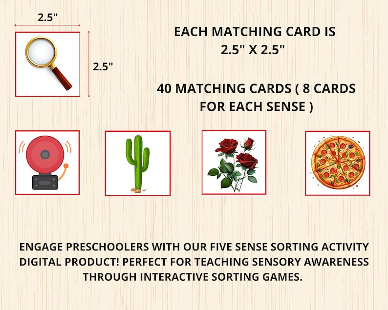 Five Senses Sorting Activity, 5 Sense Activities,5 Senses ...