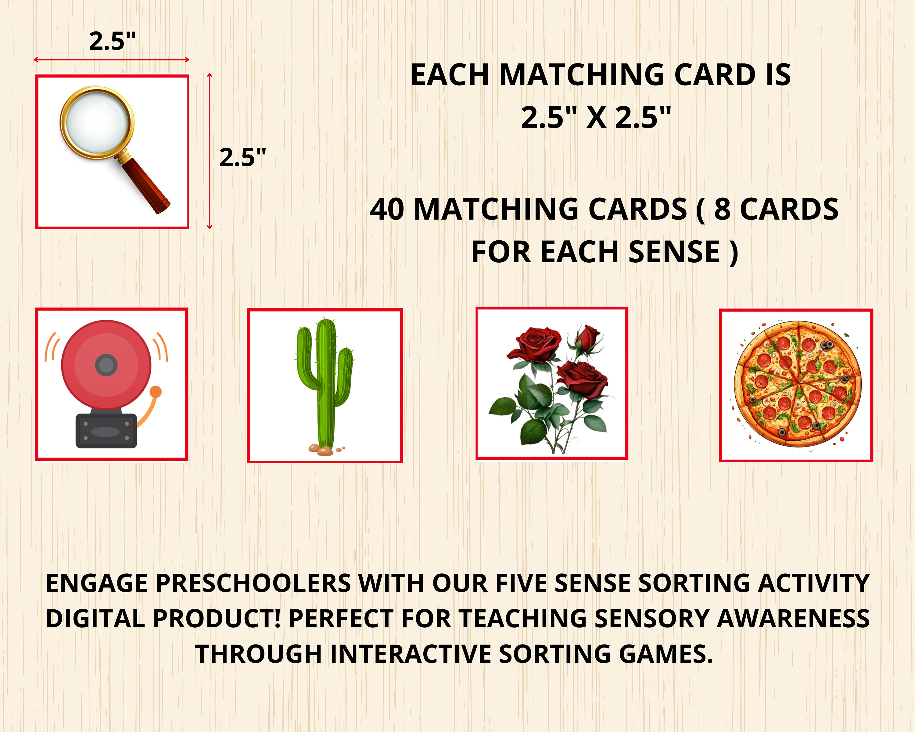 Five Senses Sorting Activity, 5 Sense Activities,5 Senses ...