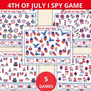 4th of July I Spy,counting Activity,look and Find,summer Preschool ...