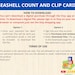 Seashell Count and Clip Card,summer Count & Clip Card,shells Counting ...