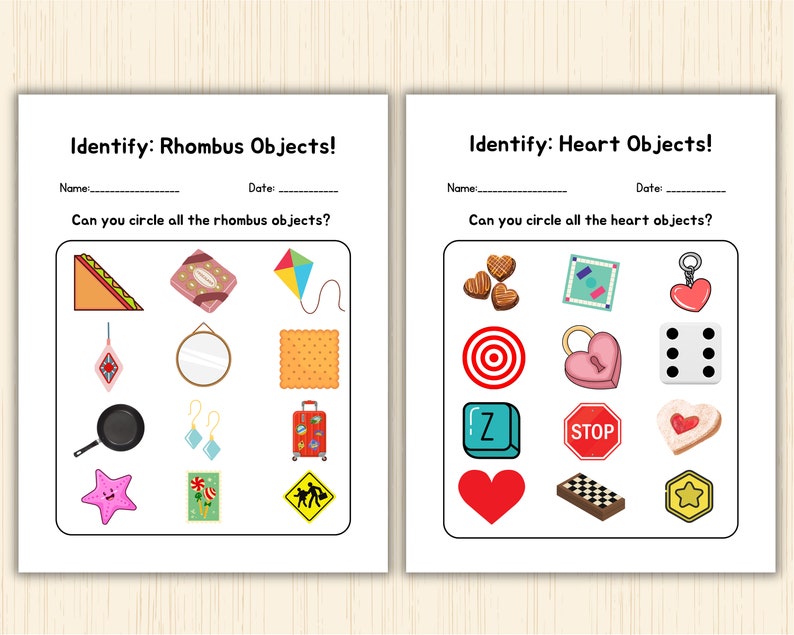 Shapes Matching Activity,shape Sorting, Shape Recognition, Matching ...