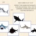 Shark Shadow Matching Game,animals Matching,animal Matching Cards,shark ...