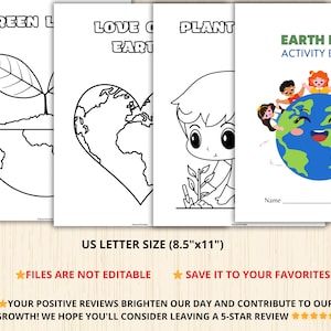Earth Day Activity Pack,earth Day Activity Book,earth Day Preschool ...