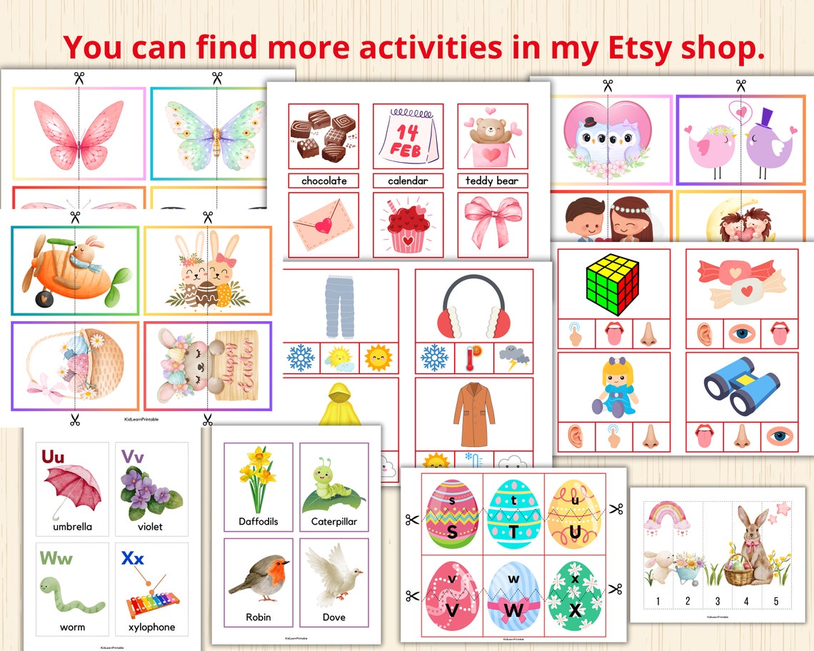 Easter Count and Clip Cards, Counting Flashcards, Spring Activity ...