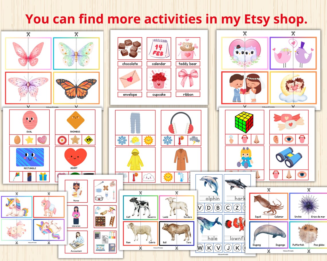 Farm Animals Montessori 3 Part Cards, Montessori Flash Cards, Farm ...