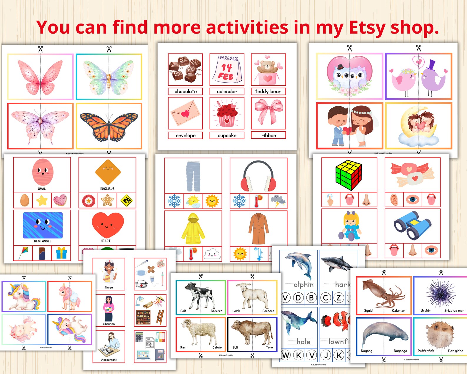 Farm Animals Montessori 3 Part Cards, Montessori Flash Cards, Farm ...