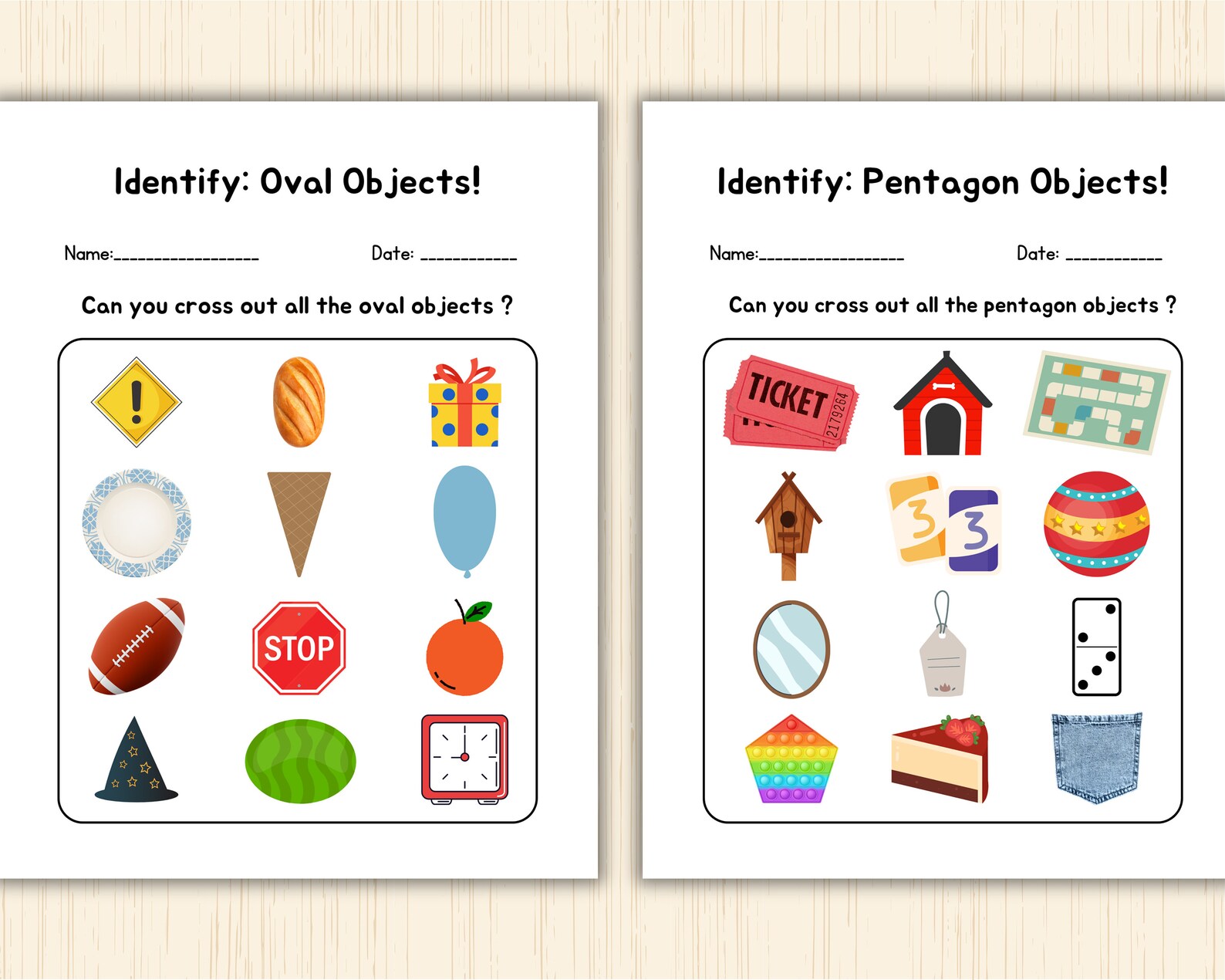 Shapes Matching Activity,shape Sorting, Shape Recognition, Matching ...