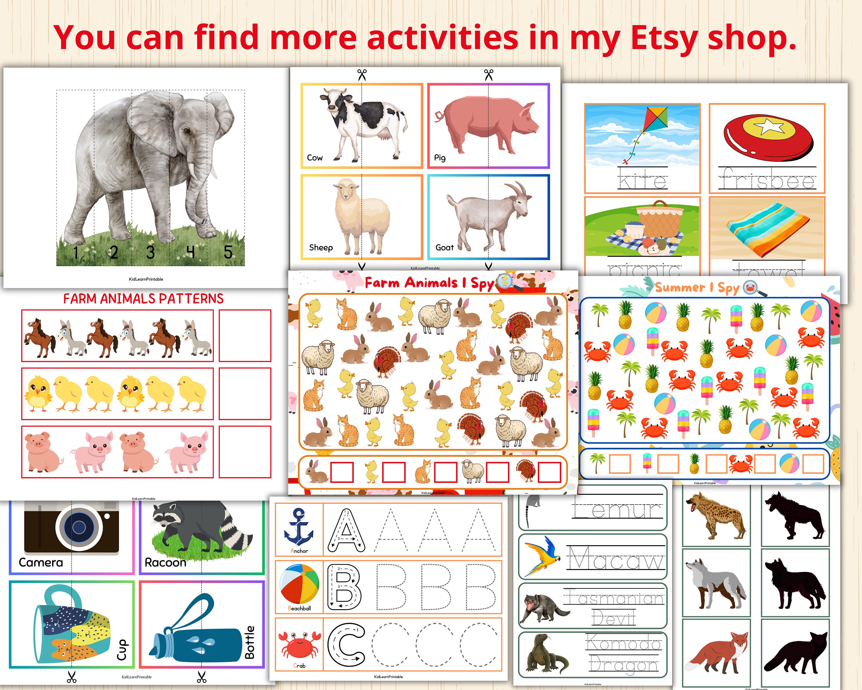 Zoo Scavenger Hunt,treasure Hunt,zoo Animals Hunt,animal Scavenger Hunt ...