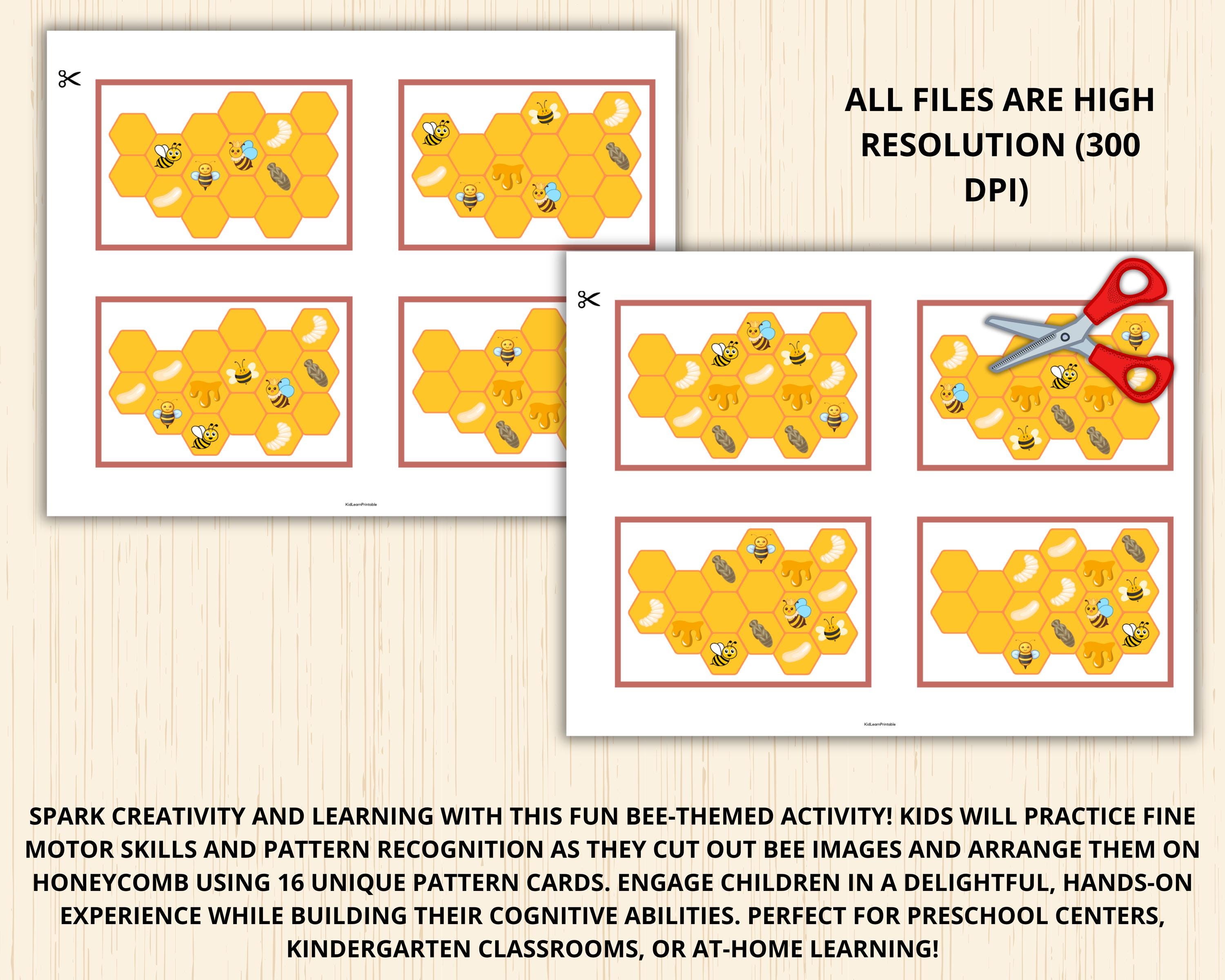 Bee Preschool Activity,bee Unit Study,honeybee Busy Book,sensory Bin ...