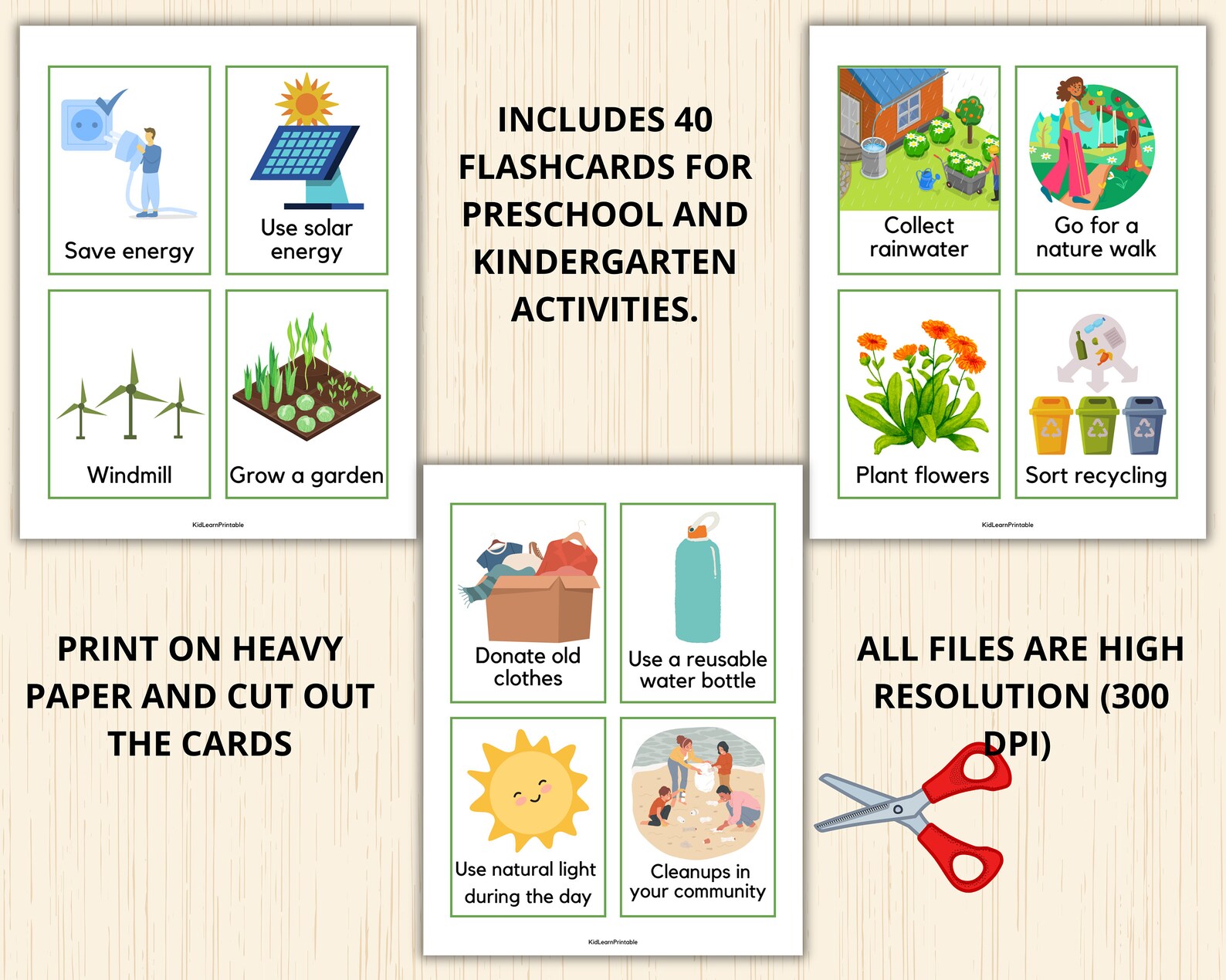 Earth Day Matching Game,earth Day Puzzles,matching Activity,environment ...