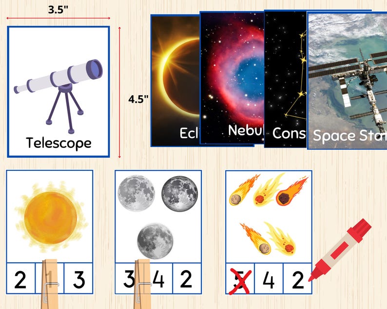 Outer Space Bundle,outer Space Unit Study,space Preschool,learning ...
