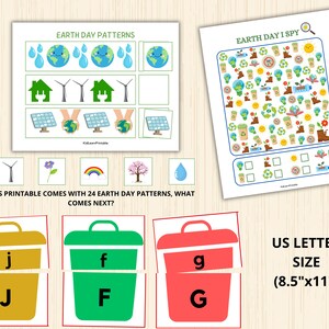Earth Day Bundle,preschool Busy Book,spring Busy Bin,earth Day ...