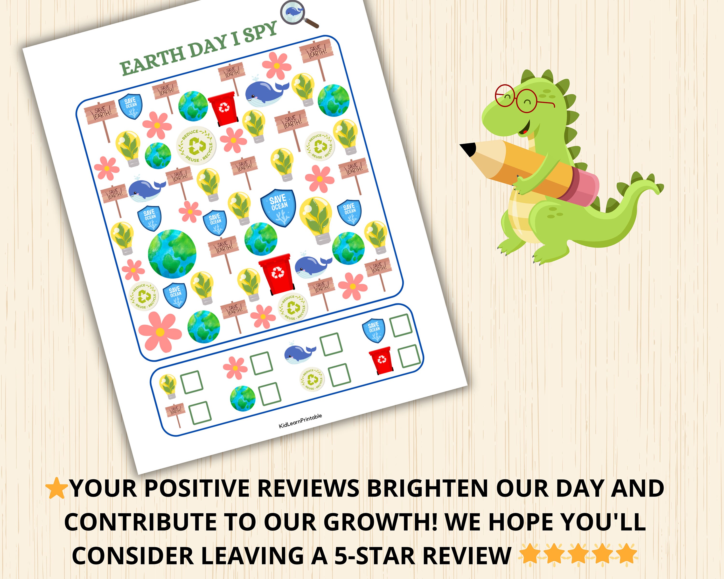 Earth Day I Spy, I Spy Games, Look and Find,counting Game, Earth Day ...