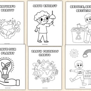 Earth Day Coloring Pages,earth Day Worksheet,coloring Sheets, Spring ...