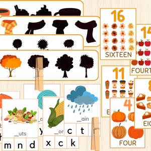 Autumn Bundle,autumn Unit Study,fall Preschool,homeschool Learning,fall ...