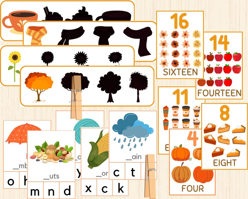 Autumn Bundle,autumn Unit Study,fall Preschool,homeschool Learning,fall ...