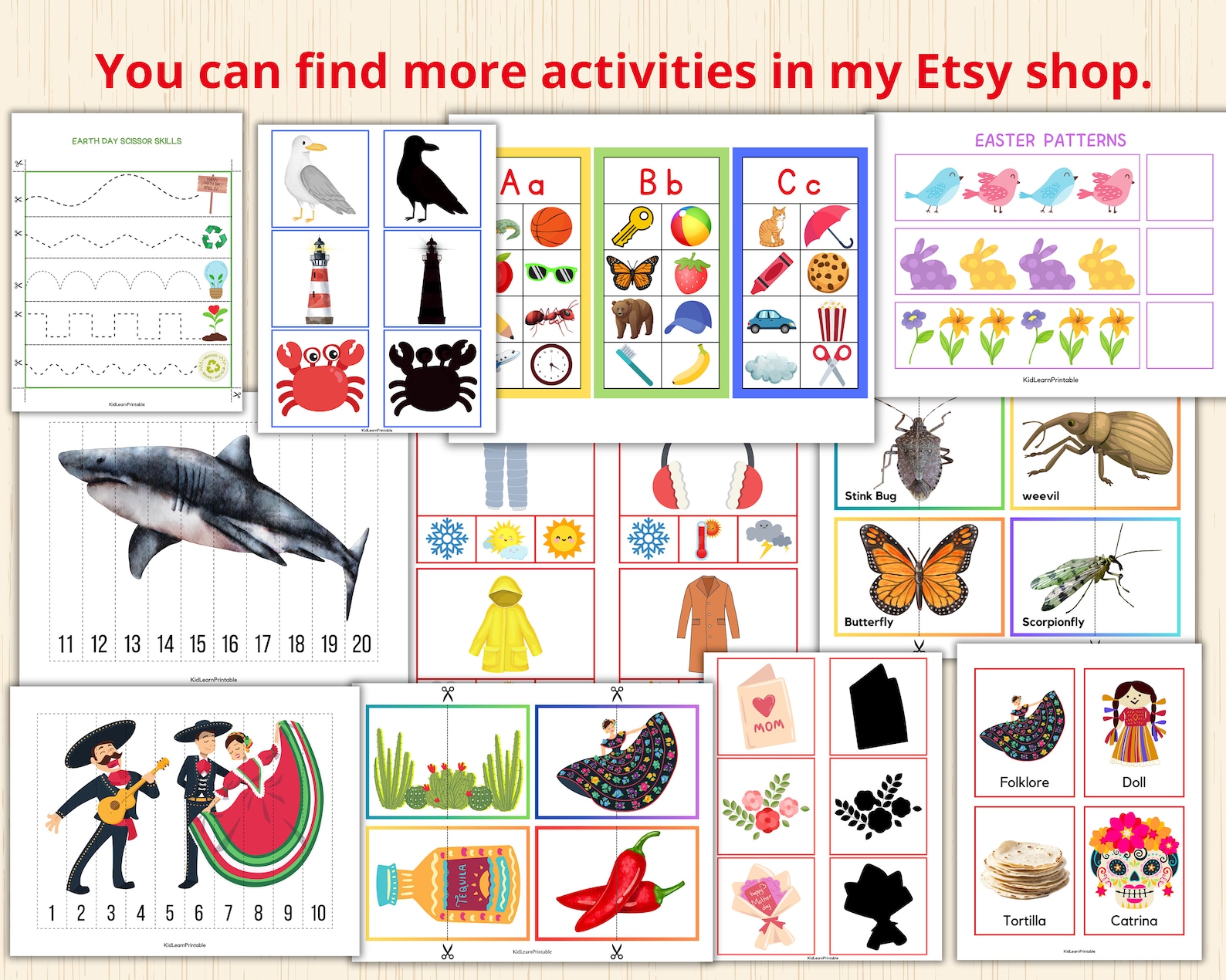 Insect Preschool,insect Number Puzzles,number Sequence,numbers 1-10 ...