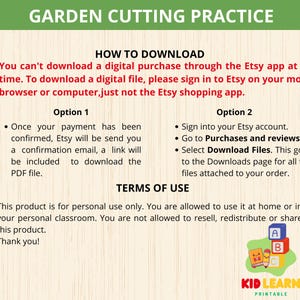 Garden Cutting Practice,spring Scissor Strips,garden Cutting Strips ...