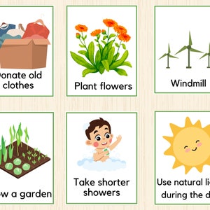 Earth Day Matching Game,earth Day Puzzles,matching Activity,environment ...