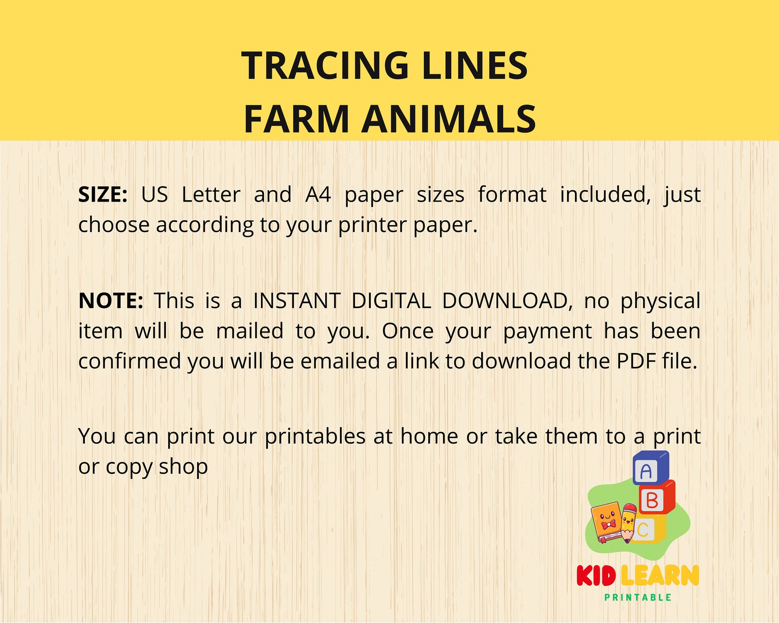 Tracing Worksheets, Preschool Worksheets,tracing Practice, Farm Animals ...