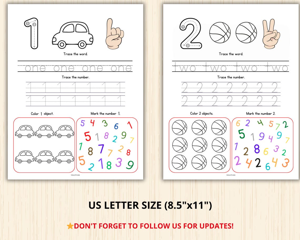 Number Tracing Worksheets,number Tracing Sheet,traceable Numbers ...