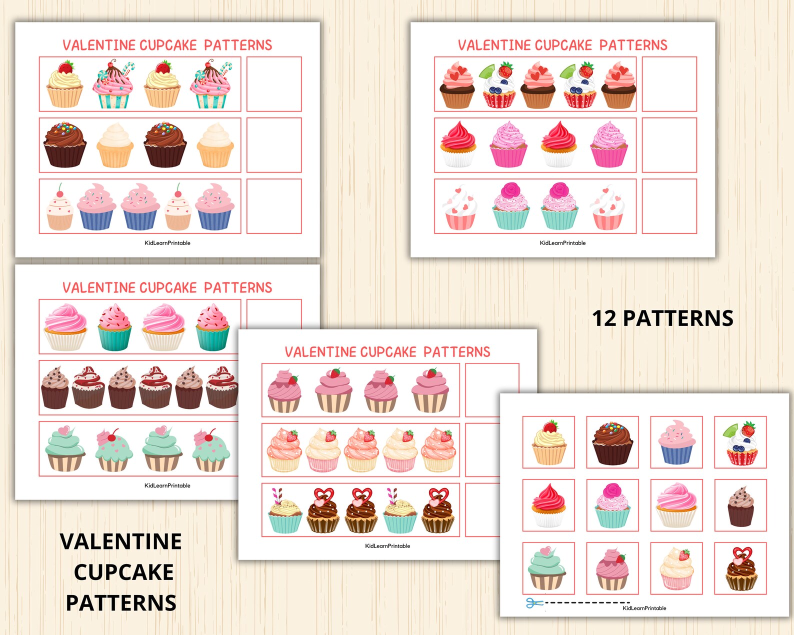 Valentine's Day Bundle, Preschool Busy Book, Preschool Game,valentine ...