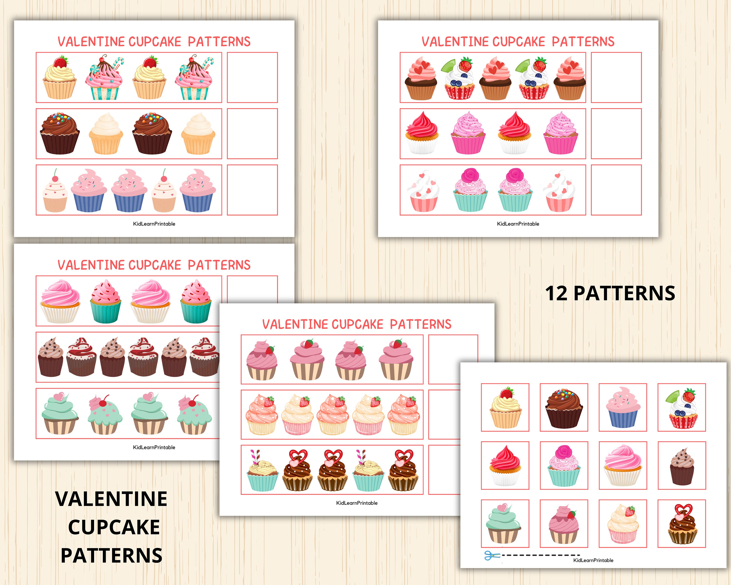 Valentine's Day Bundle, Preschool Busy Book, Preschool Game,valentine ...