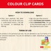 Color Clip Cards,color Vocabulary,color Recognition,color Matching ...