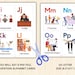 Occupation Alphabet Flashcards,alphabet Job Flashcards,profession Abc ...