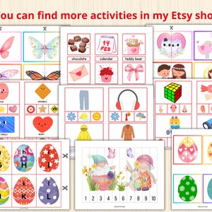 Easter Montessori Flashcards for Kids Easter Flash Cards Spring ...