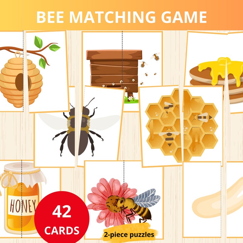 Bee Game Pieces - Etsy