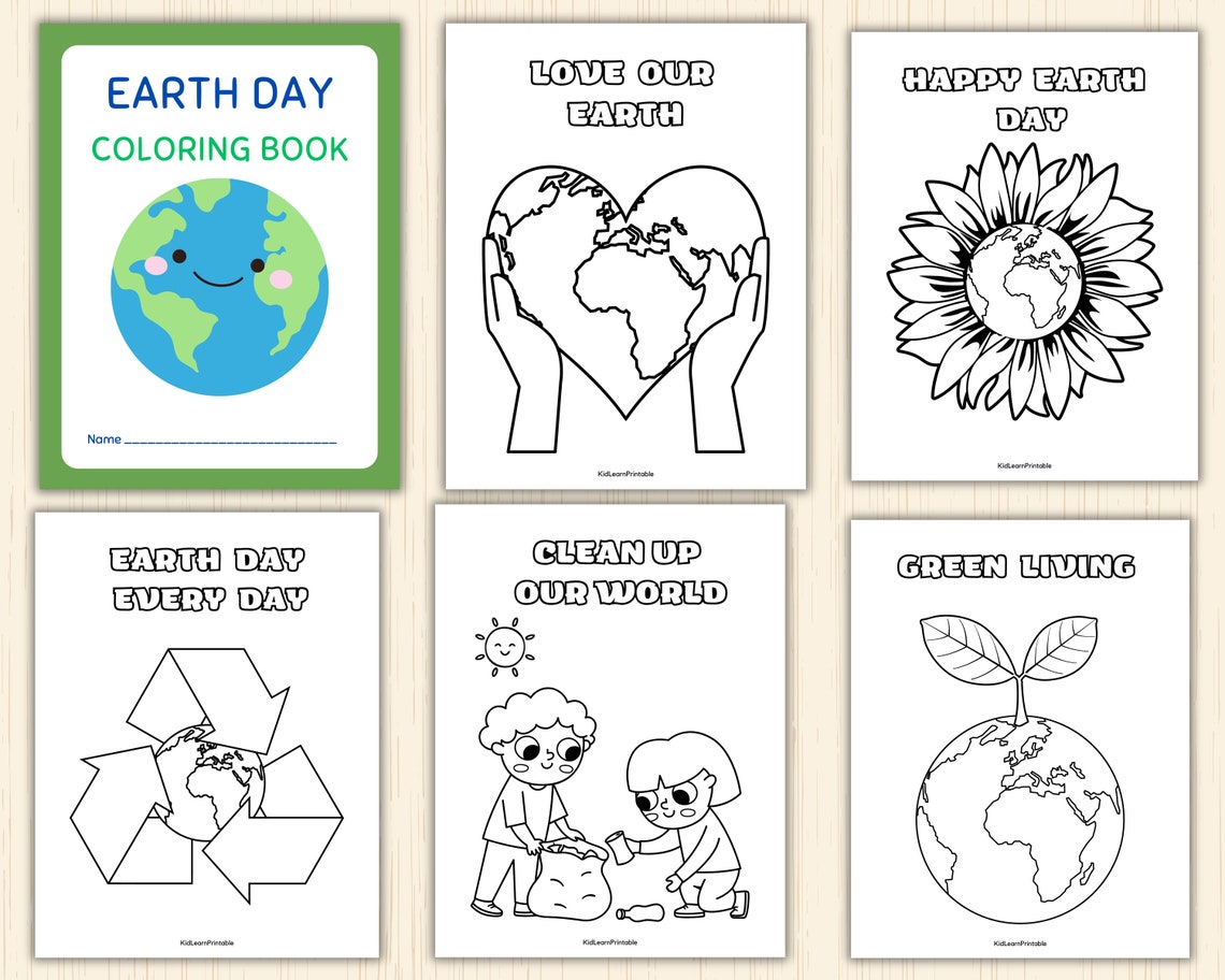 Earth Day Coloring Pages,earth Day Worksheet,coloring Sheets, Spring ...