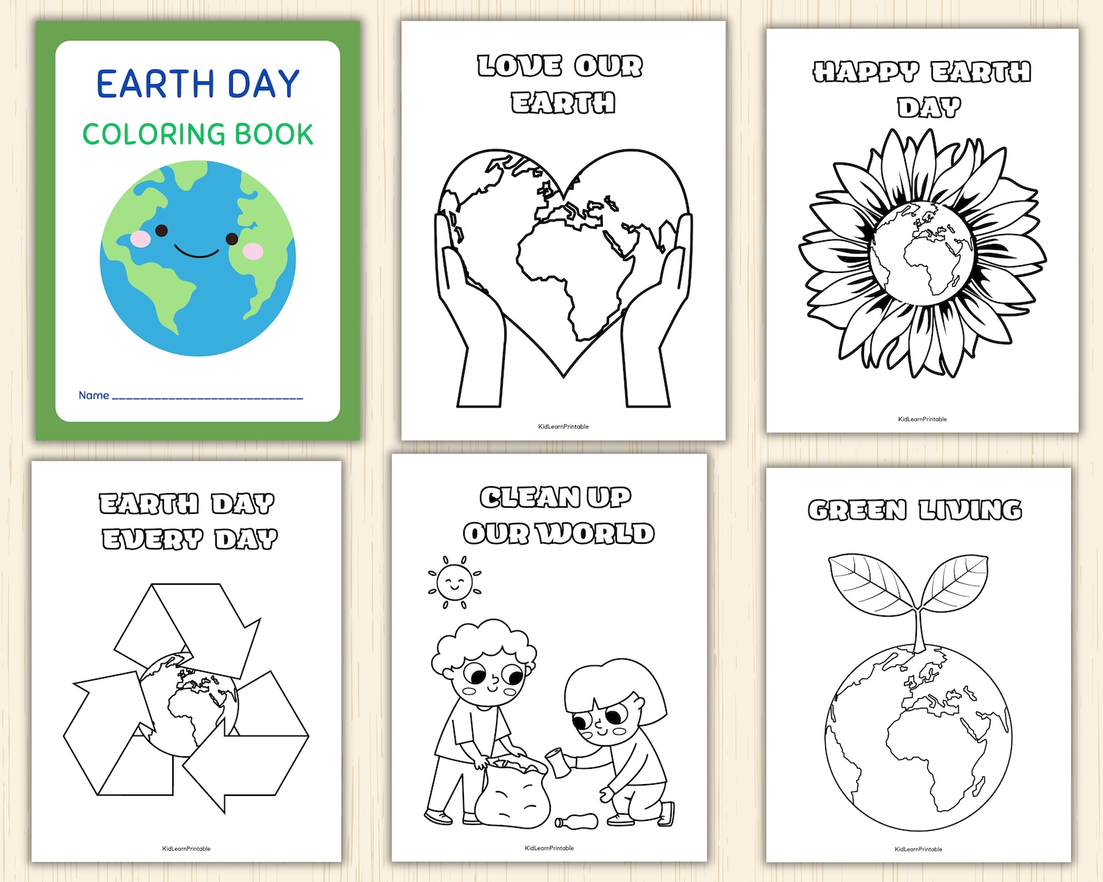 Earth Day Coloring Pages,earth Day Worksheet,coloring Sheets, Spring ...