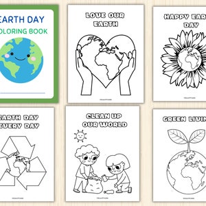 Earth Day Coloring Pages,earth Day Worksheet,coloring Sheets, Spring ...