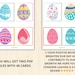 Easter Eggs Matching Game, Easter Egg Puzzle, Easter Eggs Symmetry ...