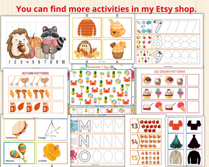 Clothes Matching Game,clothing Activity for Kids,montessori Clothes ...