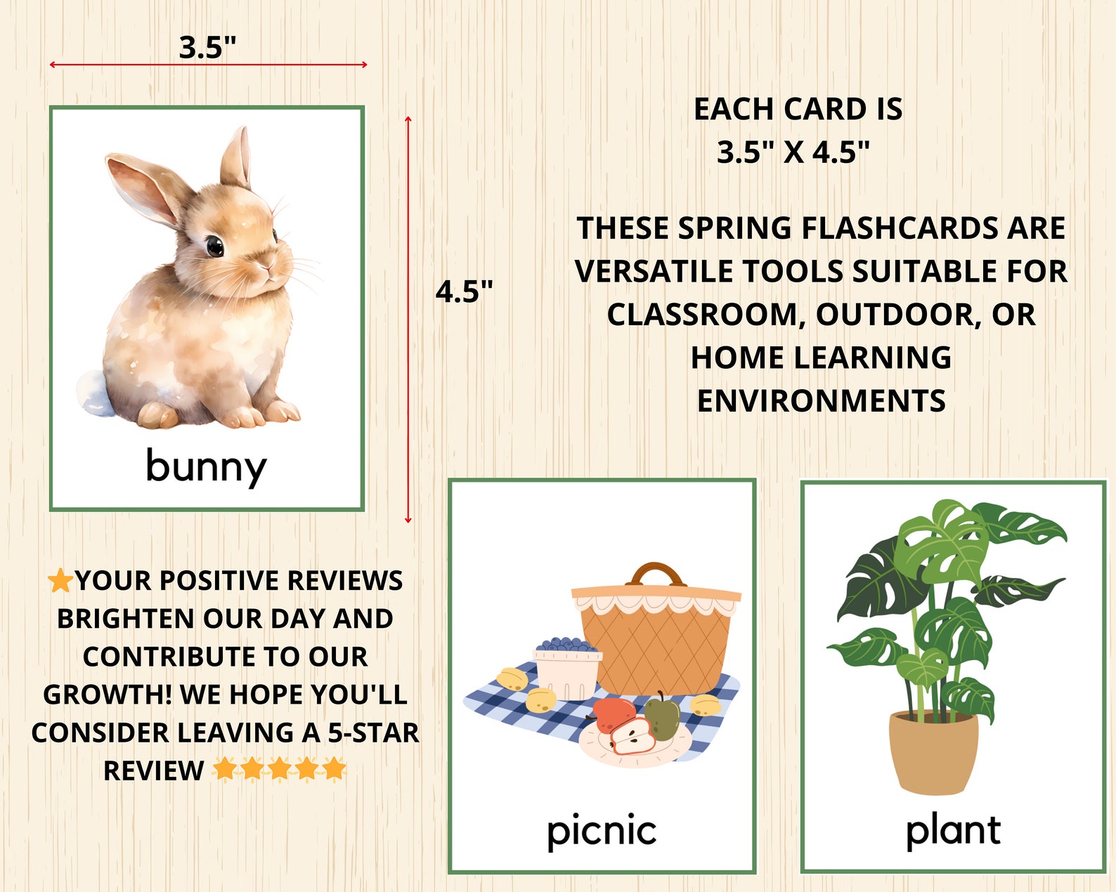 Spring Flashcards, Spring Vocabulary Cards,nature Cards,sensory Bins ...