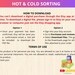 Hot and Cold Sorting,hot and Cold Activity Pack for Kids,preschool ...