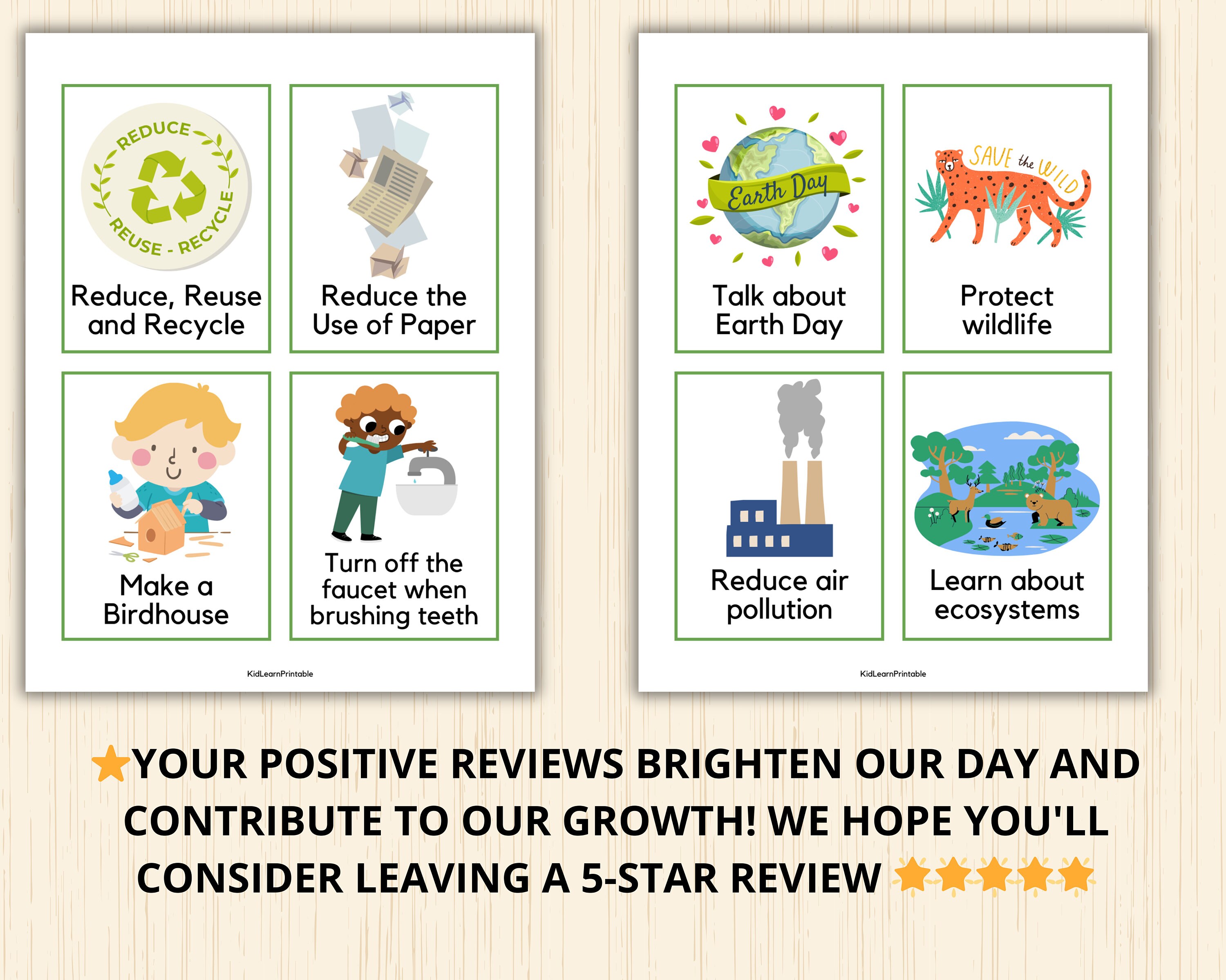 Earth Day Matching Game,earth Day Puzzles,matching Activity,environment ...