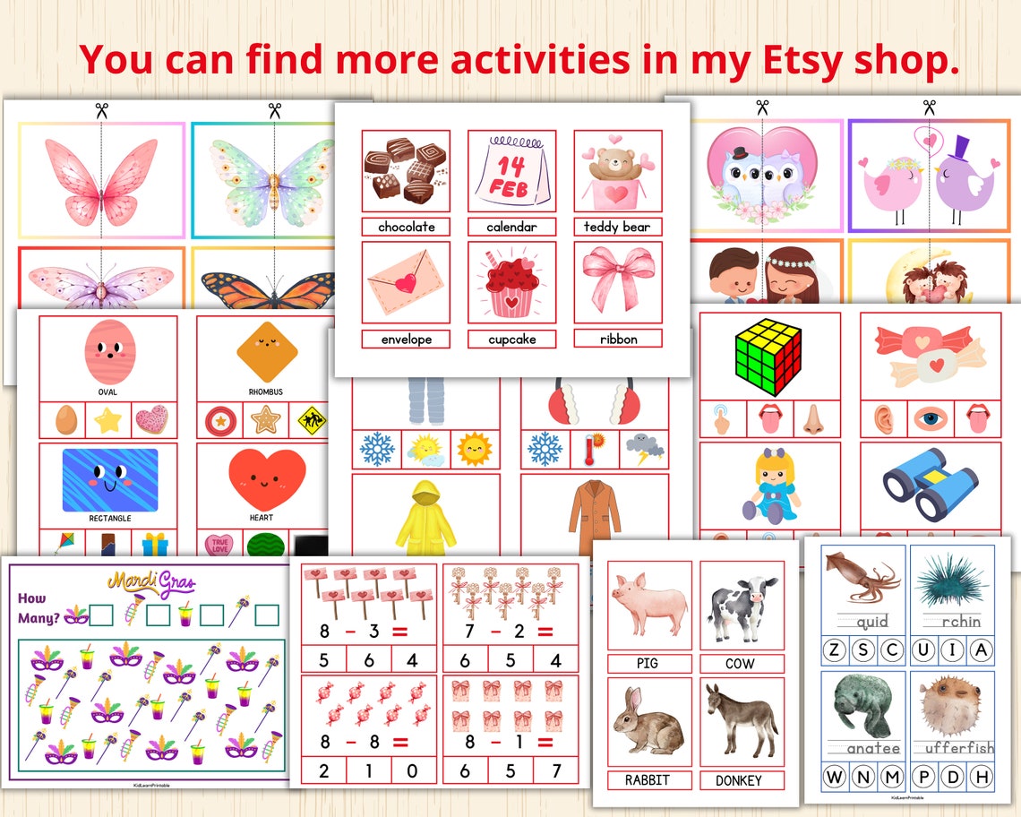 Spring Flashcards, Spring Vocabulary Cards,nature Cards,sensory Bins ...