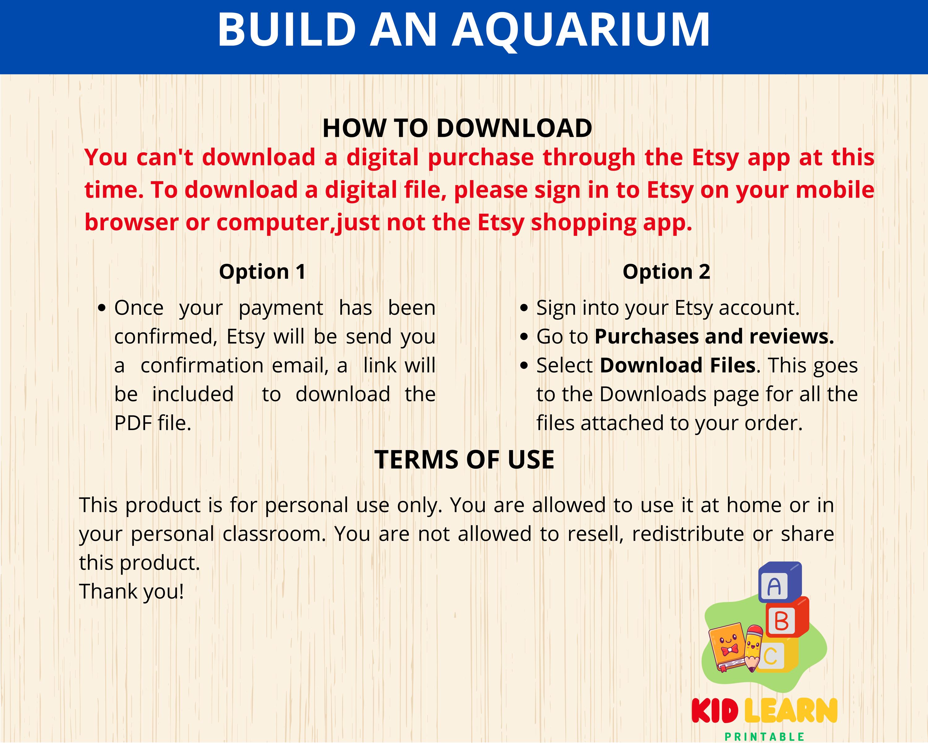 Build A Fish Tank,diy Paper Crafts Kids,make a Fish Tank,build an ...