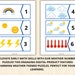 Weather Number Matching,printable Puzzle,counting Activity,preschool ...